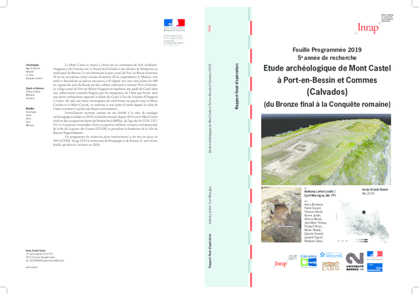 (PDF) Le site du Mont Castel à Port-en-Bessin et Commes (14 ...