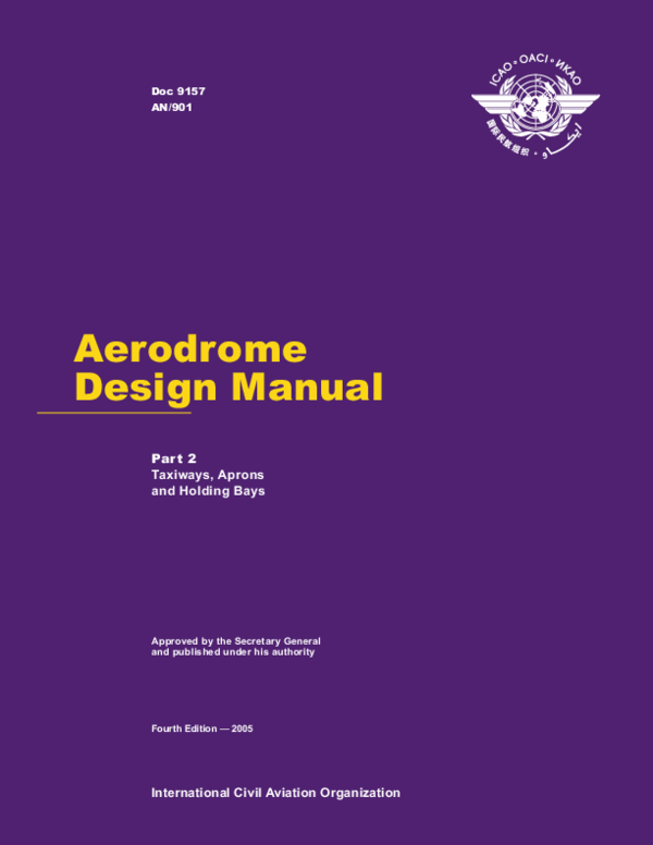 (PDF) Icao doc 9157 aerodromedesignmanual-part