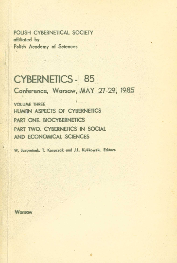 (PDF) Methodology of cybernetic modeling of biological systems