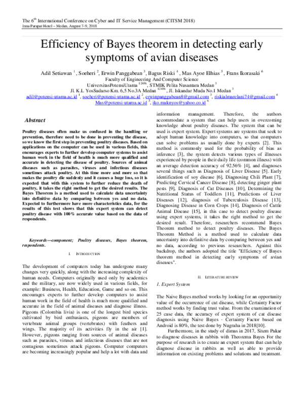 (PDF) The 6 th International Conference on Cyber and IT Service Management (CITSM 2018 ...