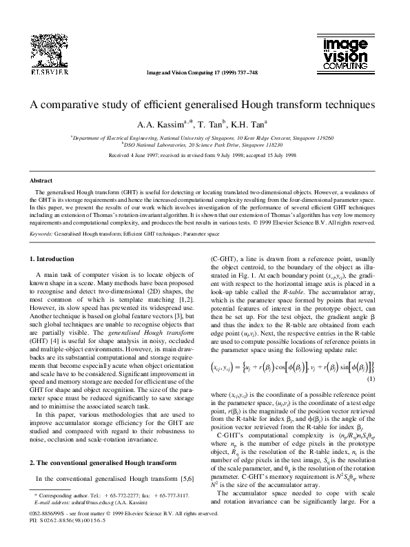 3d generalized hough transform