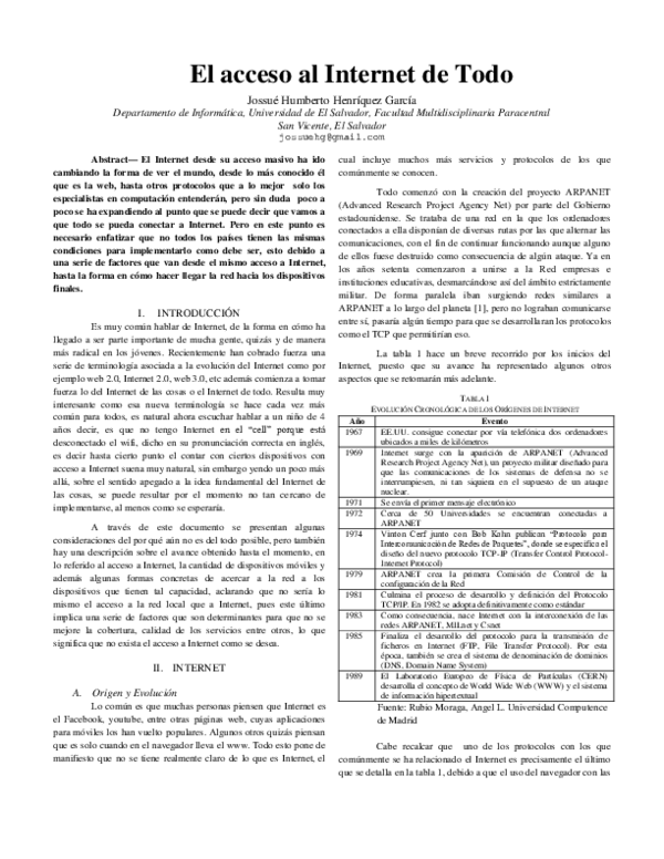 (PDF) El acceso al Internet de Todo