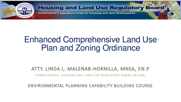 (PDF) Enhanced Comprehensive Land Use Plan and Zoning Ordinance ...