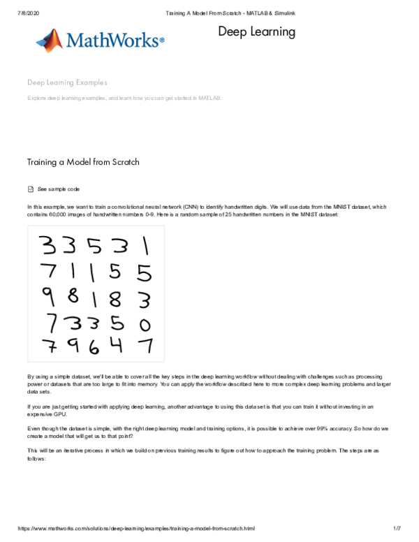 (PDF) Deep Learning Examples