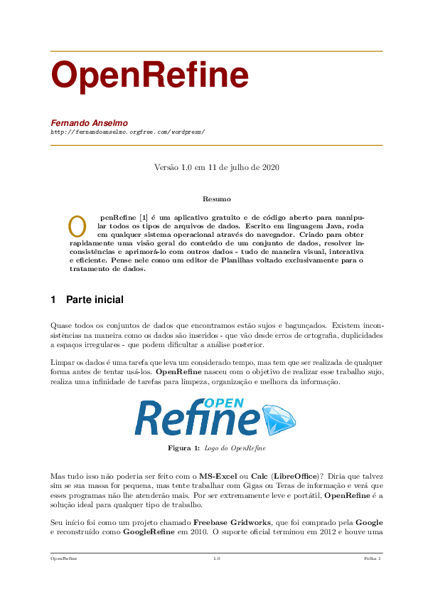(PDF) OpenRefine