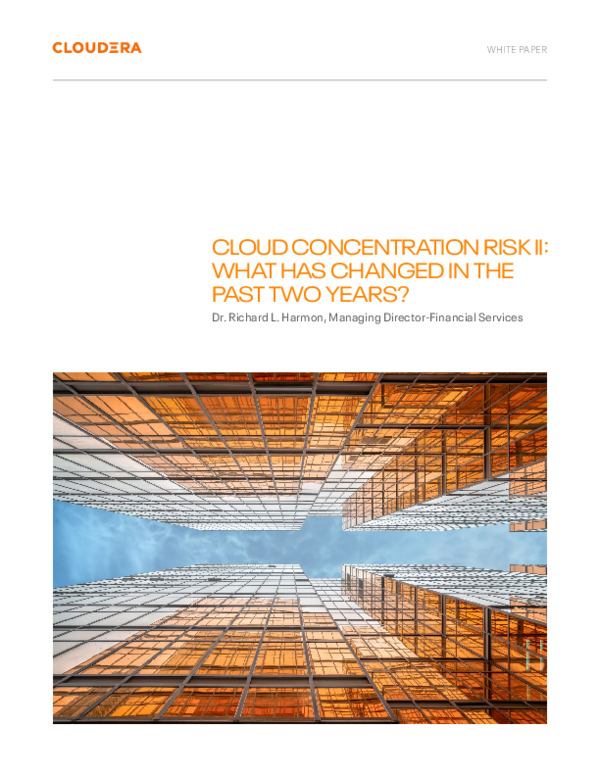 (PDF) CLOUD CONCENTRATION RISK II: WHAT HAS CHANGED IN THE PAST TWO YEARS