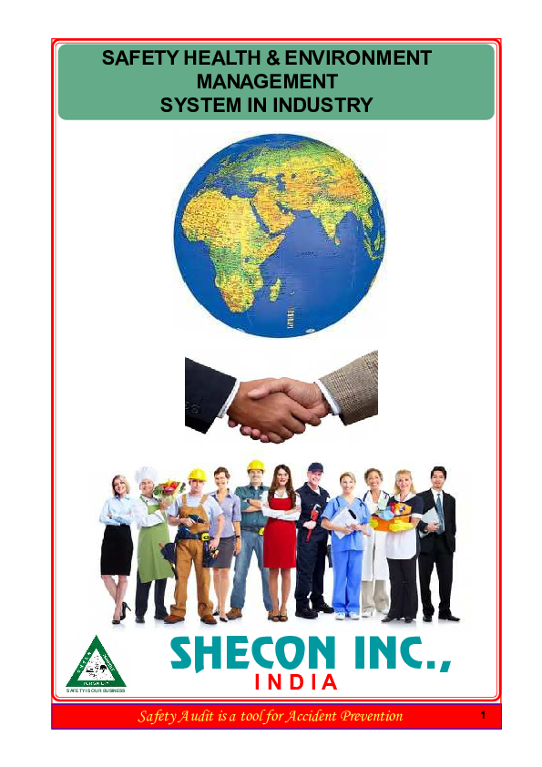 (PDF) SAFETY, HEALTH & ENVIRONMENT MANAGEMENT SYSTEM IN INDUSTRY