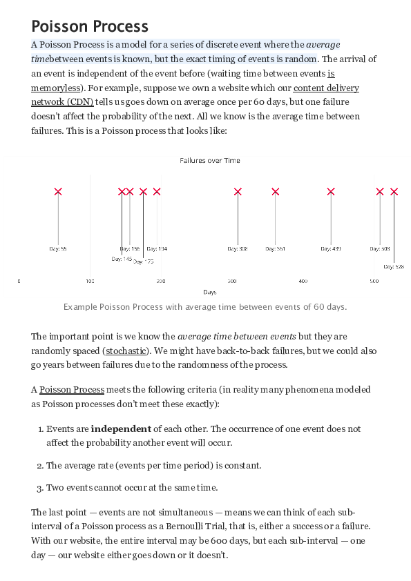 (PDF) The Poisson Distribution and Poisson Process Explained20200713 ...