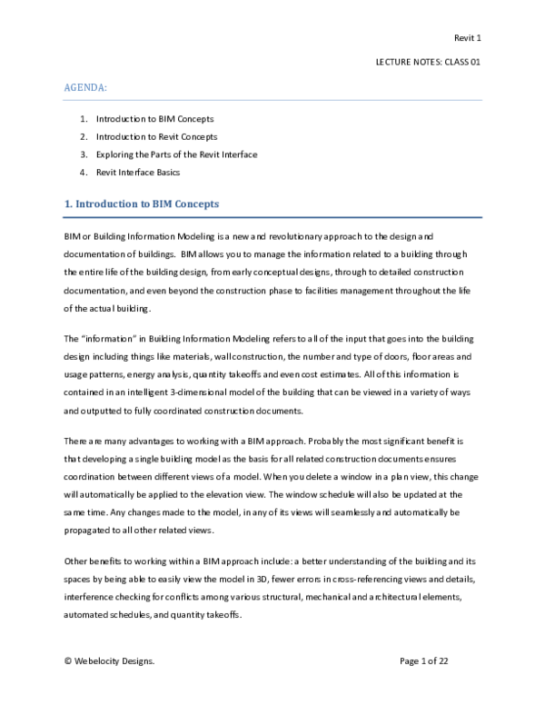 (PDF) Revit 1 Lesson