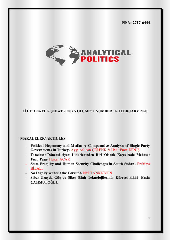 (PDF) Tanzimat Dönemi Siyasi Liderlerinden Biri Olarak Keçecizade ...