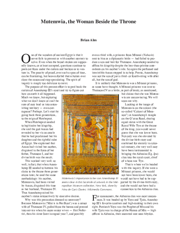 (PDF) Mutemwia, the Woman Beside the Throne
