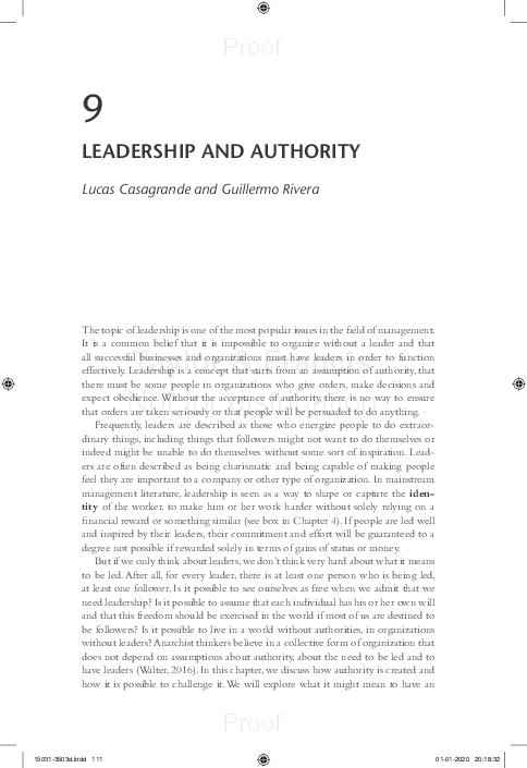 (PDF) Leadership and Authority (2020)