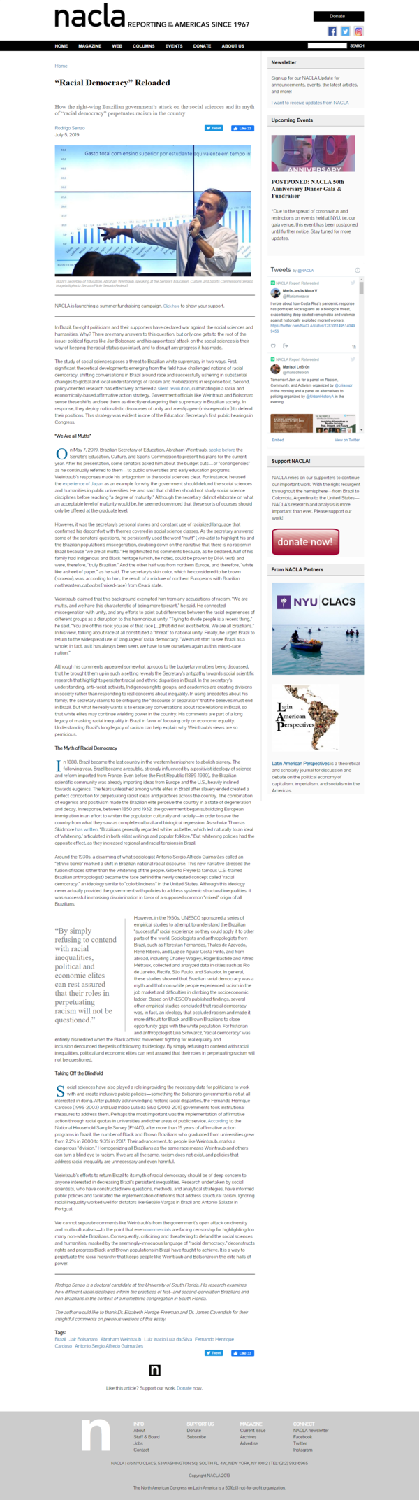 (PDF) “Racial Democracy” Reloaded