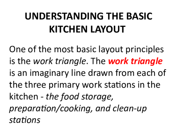 (PPT) UNDERSTANDING THE BASIC KITCHEN LAYOUT