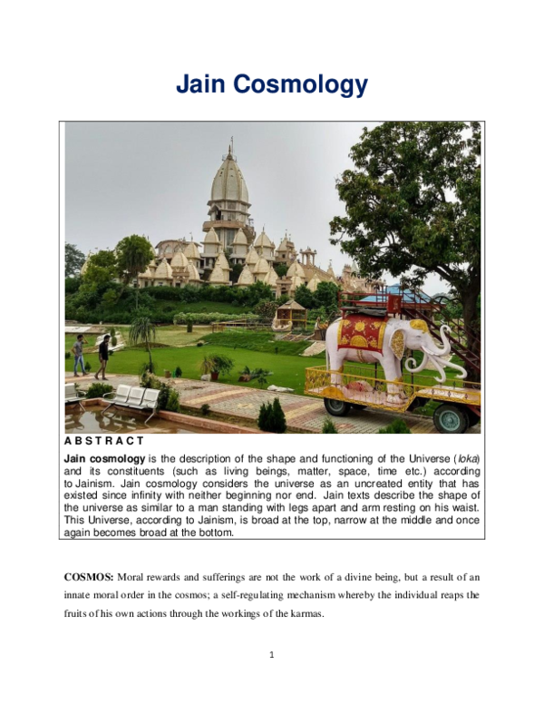 (PDF) Jain Cosmology