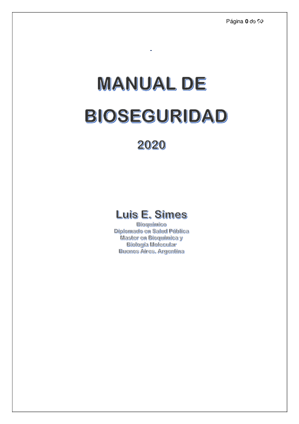 (PDF) Manual de Bioseguridad