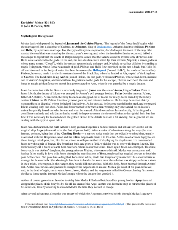 (PDF) Euripides' Medea