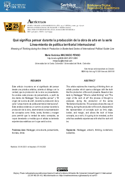 (PDF) ARTICULO MV UTOPIA Y PRAXIS