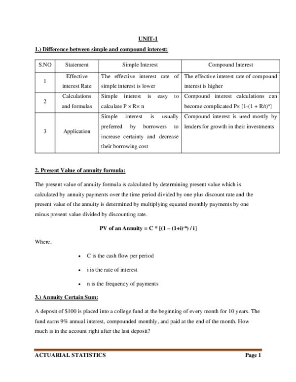 (PDF) Actuarial Statistics
