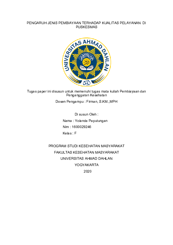 (DOC) Yolanda 1600029246 TUGAS UAS PPK