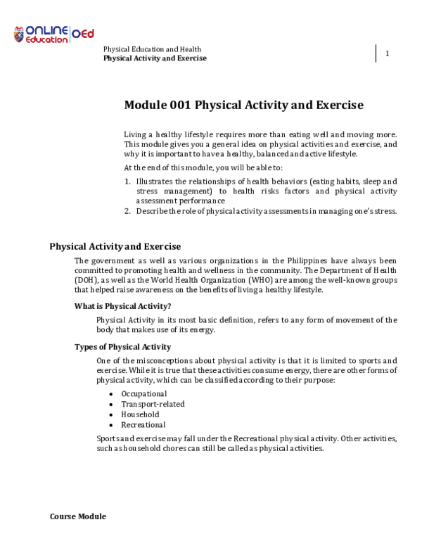 (PDF) Promoting Active and Healthy Lifestyles Through Exercise