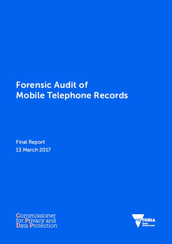 (PDF) Forensic Audit of Mobile Telephone Records
