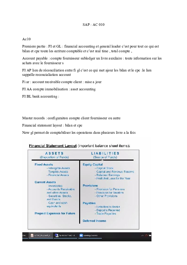 (DOC) SAP : AC 010 Ac10
