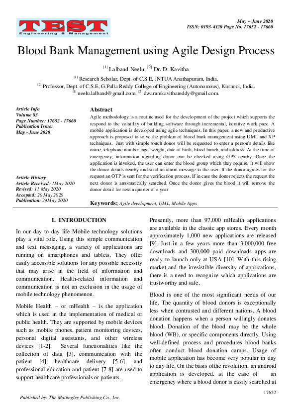 PDF Blood Bank Management Using Agile Design Process Neelu Lalband Academia edu pdf-blood-bank-management-using-agile-design-process-neelu-lalband-academia-edu