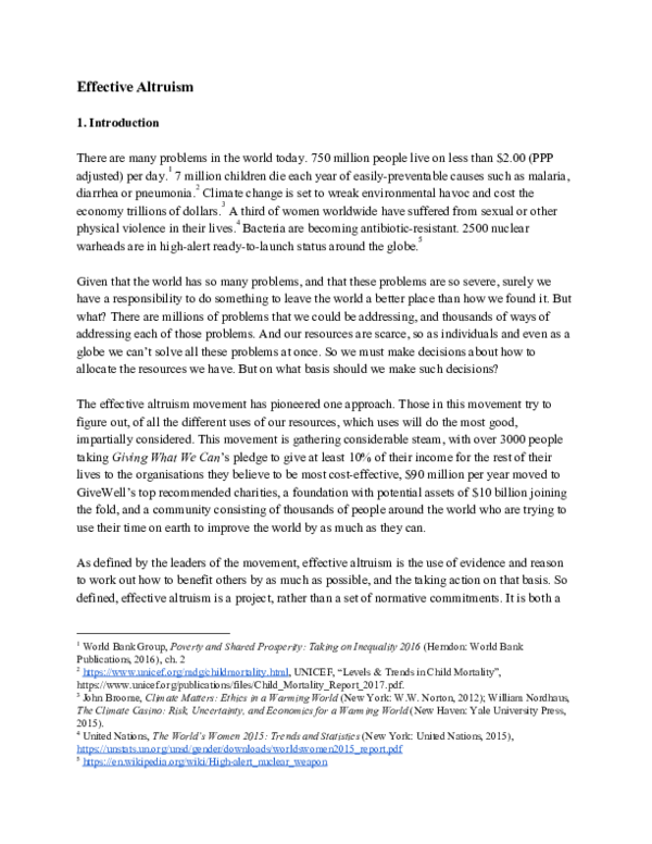 (PDF) Effective Altruism