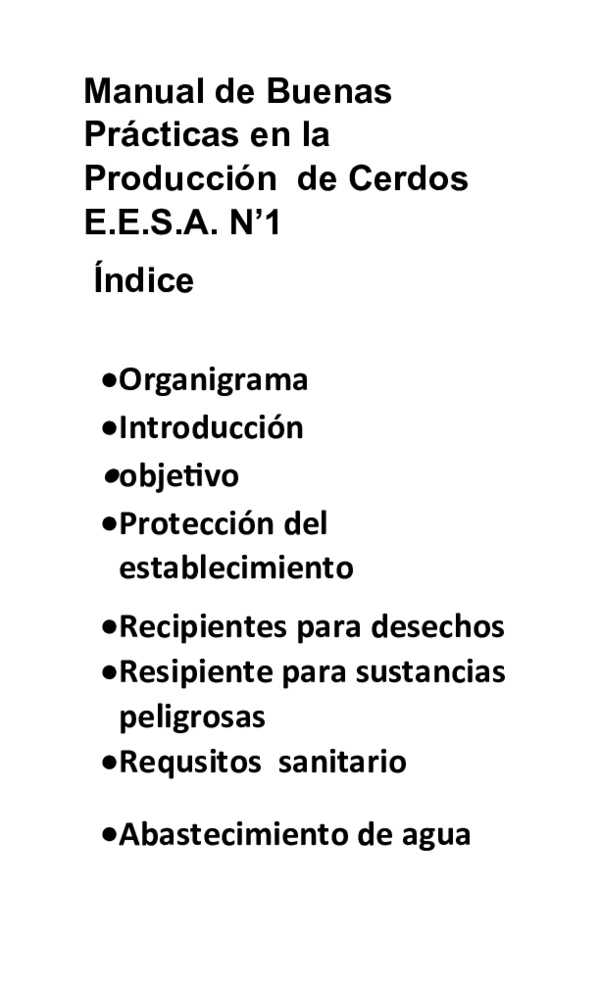 (DOC) Manual de Buenas Prácticas en la Producción de Cerdos