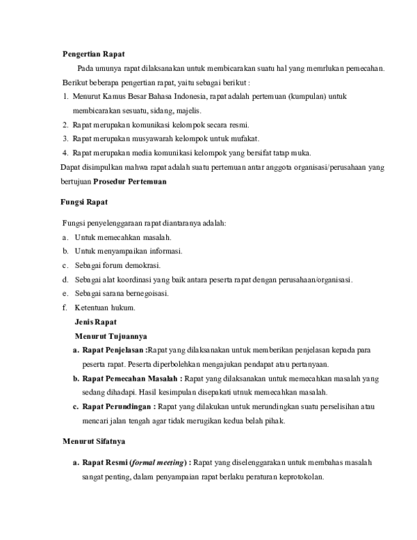 (DOC) KONSEP RAPAT