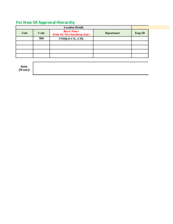 (XLS) SR Approval Hierarchy Template - F | Nasir Uddin - Academia.edu