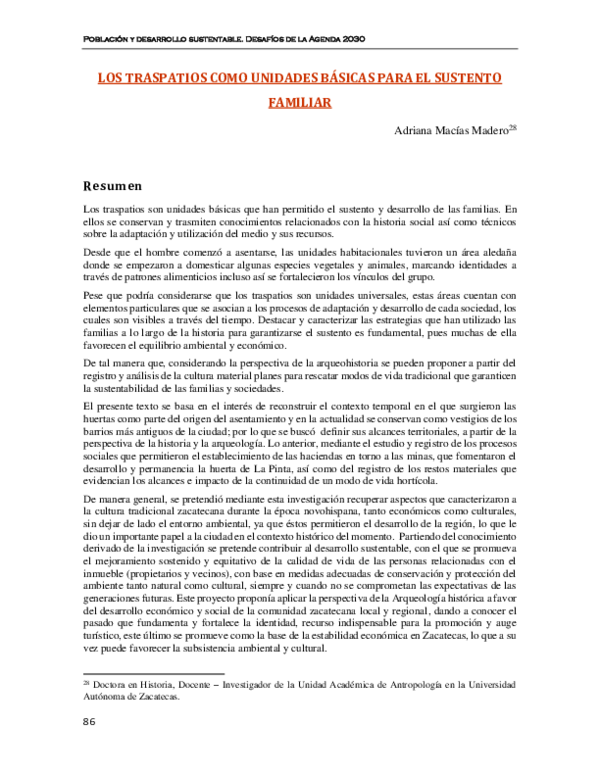 (PDF) Población y desarrollo sustentable. Desafíos de la Agenda 2030 ...