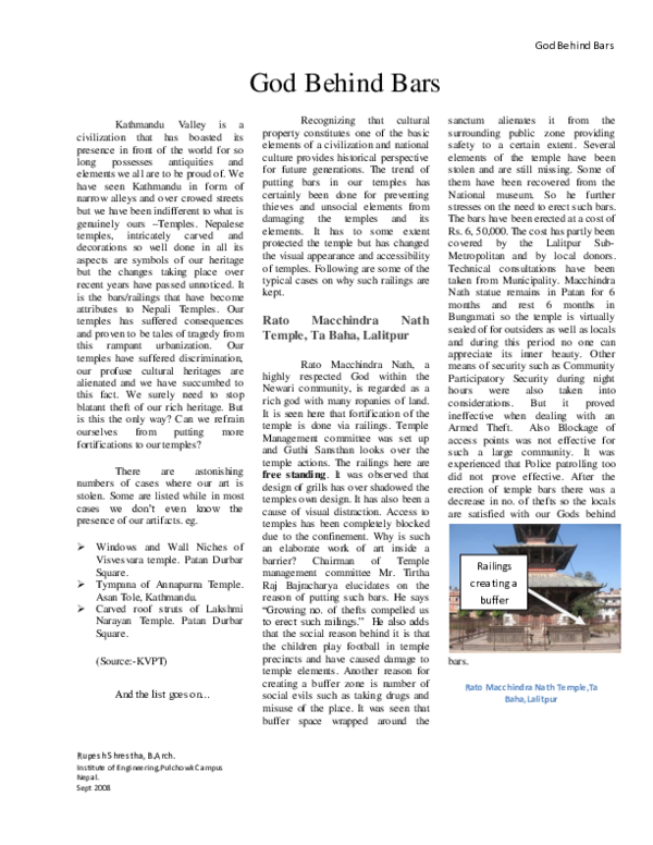 (PDF) God Behind Bars