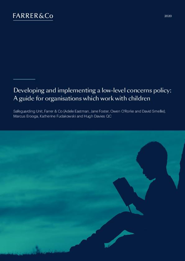 (PDF) Developing and implementing a low-level concerns policy: A guide ...