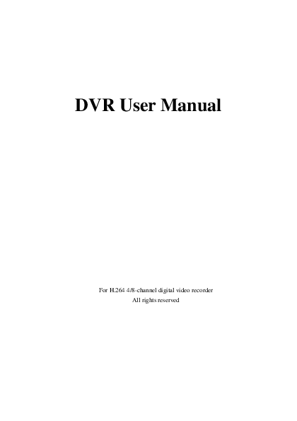 (PDF) DVR User Manual | sisaj sisu - Academia.edu