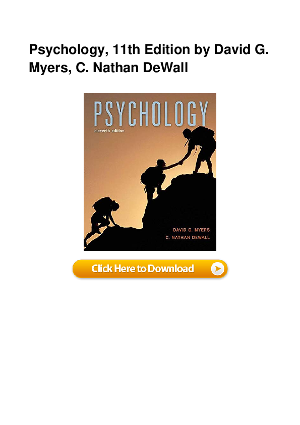 Social Psychology 11th Edition Pdf Free Social Psychology 11th Edition Pdf Free