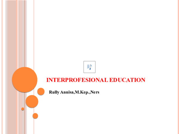 (PPT) INTERPROFESIONAL EDUCATION