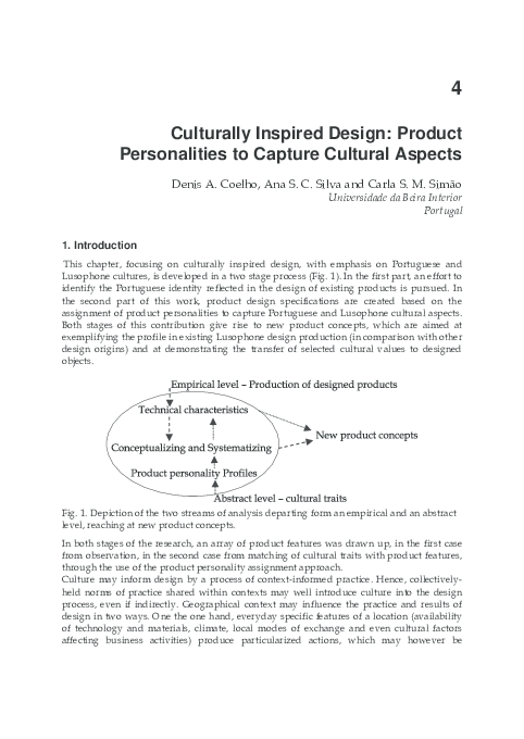 (PDF) Culturally Inspired Design: Product Personalities to Capture ...
