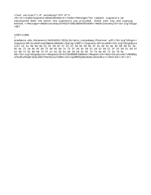 (PDF) L’ontogenèse de l’humain selon Jacques Lacan et Helmuth Plessner ...
