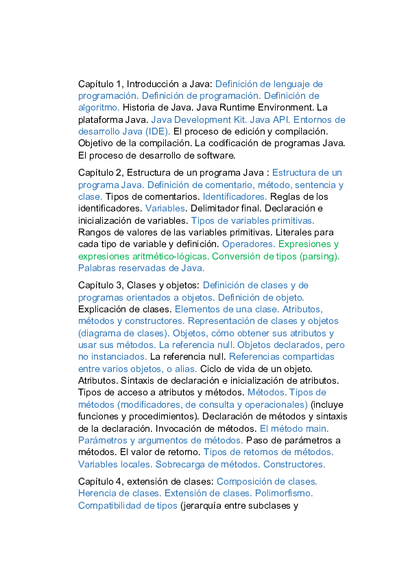 (DOC) Contenido del libro fundamentos de programación en Java
