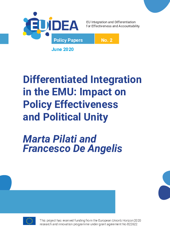 (PDF) Differentiated Integration in the EMU: Effects on Policy and Unity