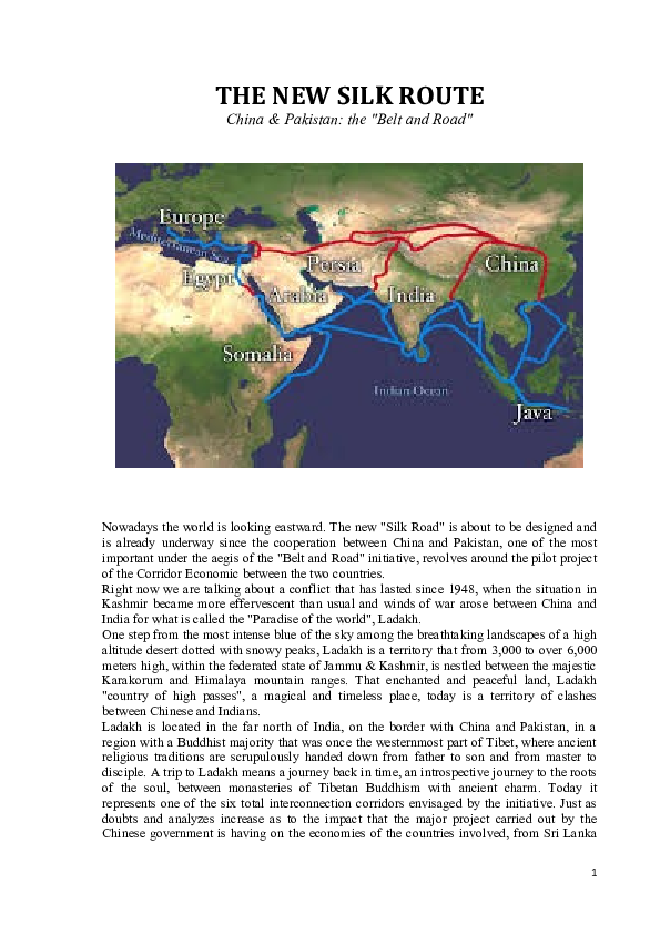 (DOC) THE NEW SILK ROUTE
