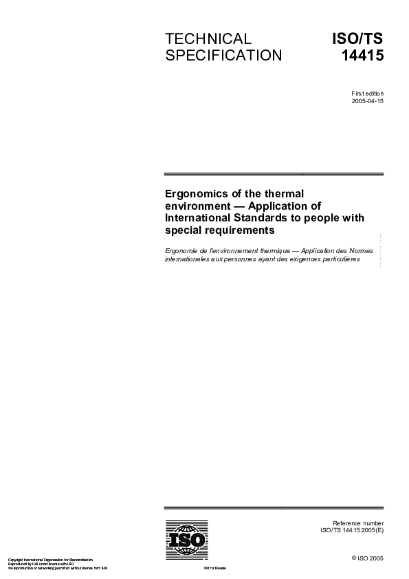 (PDF) Iso 14415 thermal enviroment