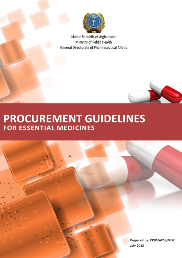 (PDF) Procurement Guidelines for Essential Medicines