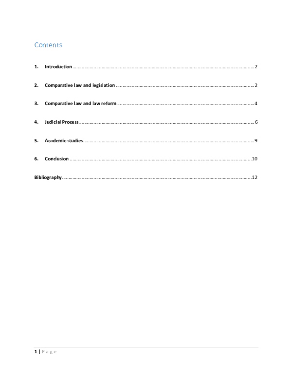 (PDF) Comparative Law Matters! The Relevance of Comparative Law in the ...