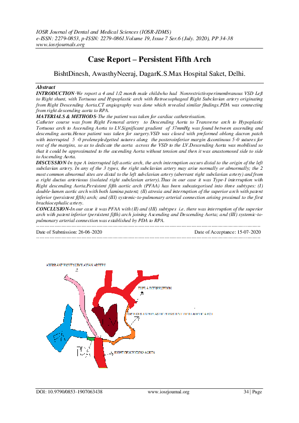 (PDF) Case Report -Persistent Fifth Arch