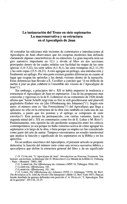 (PDF) La instauración del Trono en siete septenarios: La macronarrativa ...