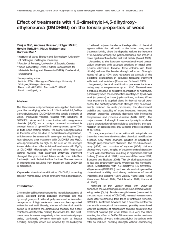 (PDF) Effect of treatments with 1,3-dimethylol-4,5-dihydroxy ...