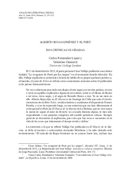 (PDF) Alberto Rojas Giménez y el Perú.